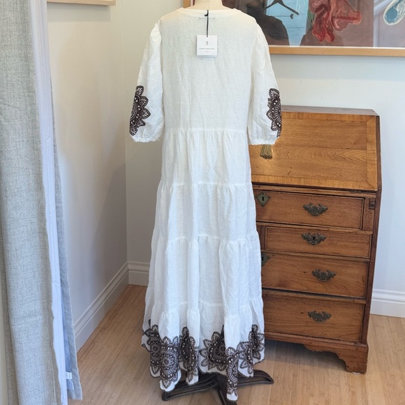 Greek Archaic Kori | Dresses | Greek Archaic Kori Embroidered Linen ...